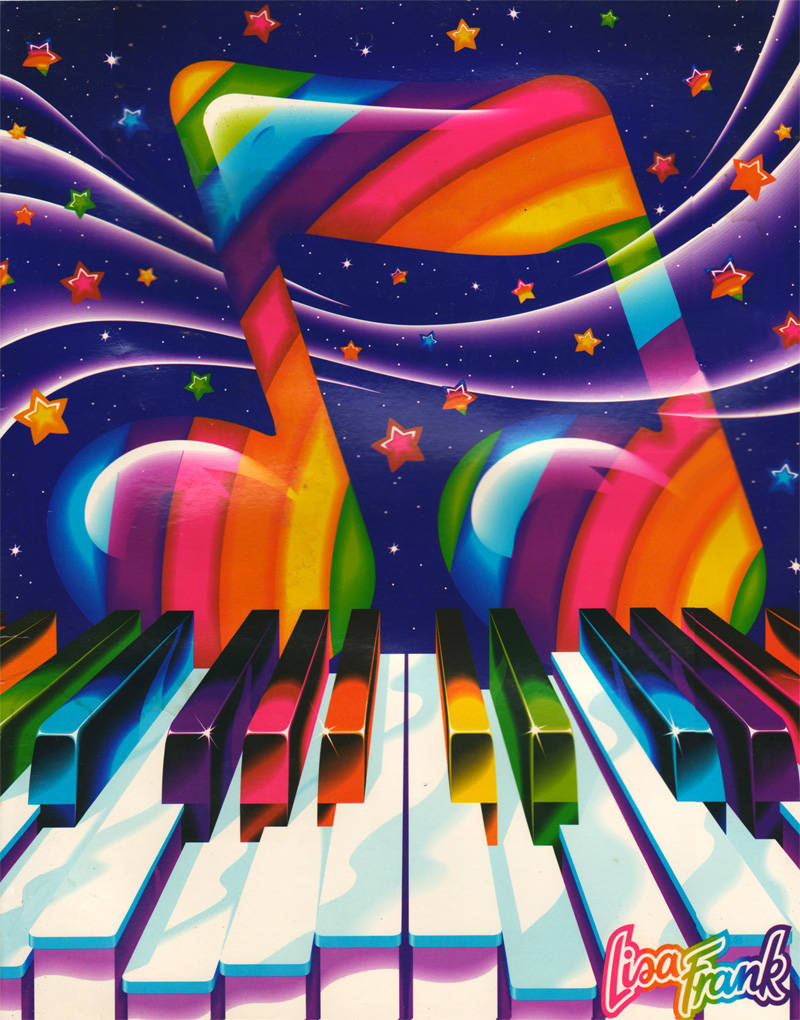 Music Note | Lisa frank, Lisa frank stickers, Music notes